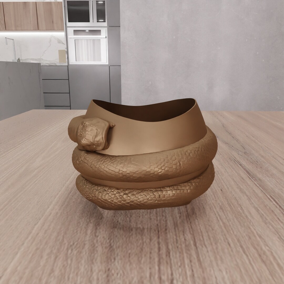 3D Snake Bracelet as Stl File & 3D Printing, Valentine Decor, Gift for ...