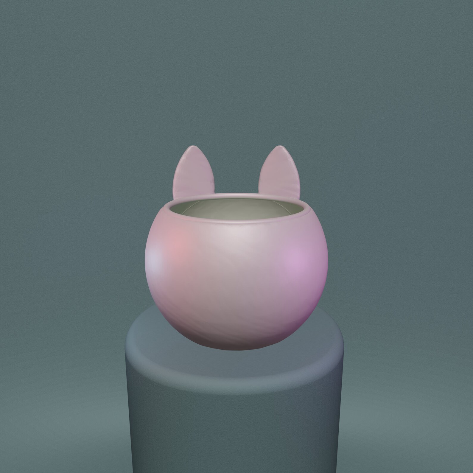 3D Cat Planter With 3D Stl Files Digital Download & Small - Etsy