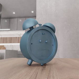 3D Alarm Clock Decor With 3D Stl File & 3D Printing, Office Clock, Desk ...