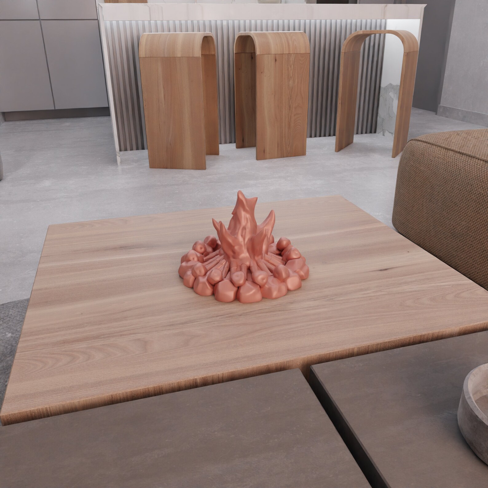 3D Camp Fire Decor With 3D Stl Files and Gift for Kids & Home and ...