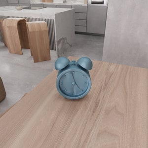 3D Alarm Clock Decor With 3D Stl File & 3D Printing, Office Clock, Desk ...