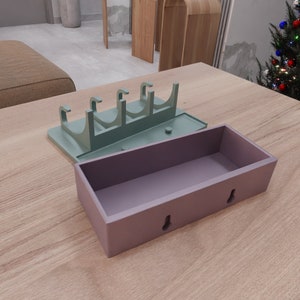 3D Key Wall Holder for Accessory With 3D Print Stl Files & Key Card ...