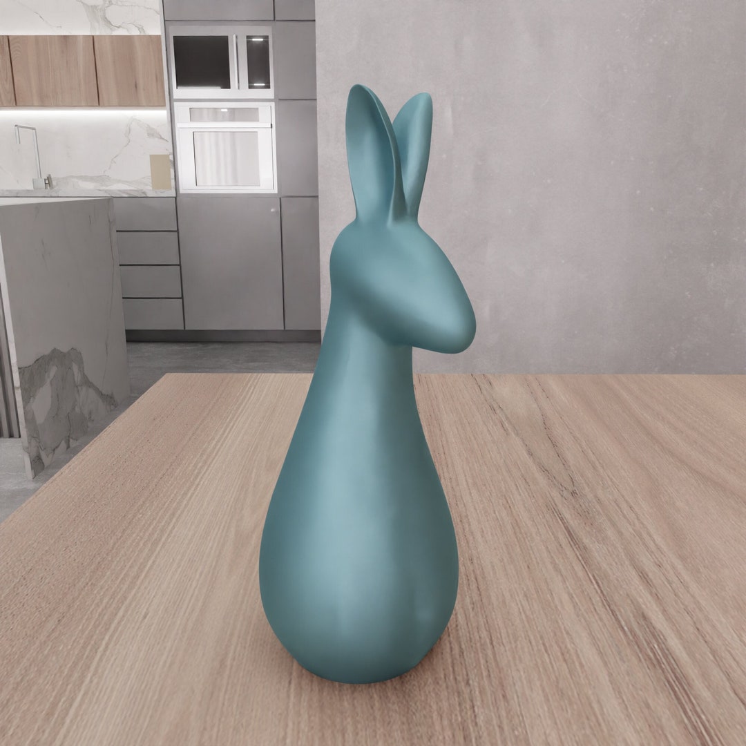3D Easter Bunny Decor as 3D Stl File & Easter Gift, Easter Day, 3D ...