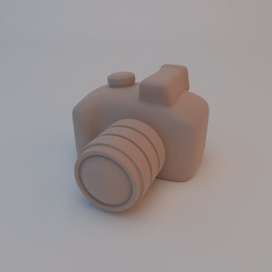 3D Camera Stl Decor With 3D Print Stl Files and Gift for Boyfriend ...