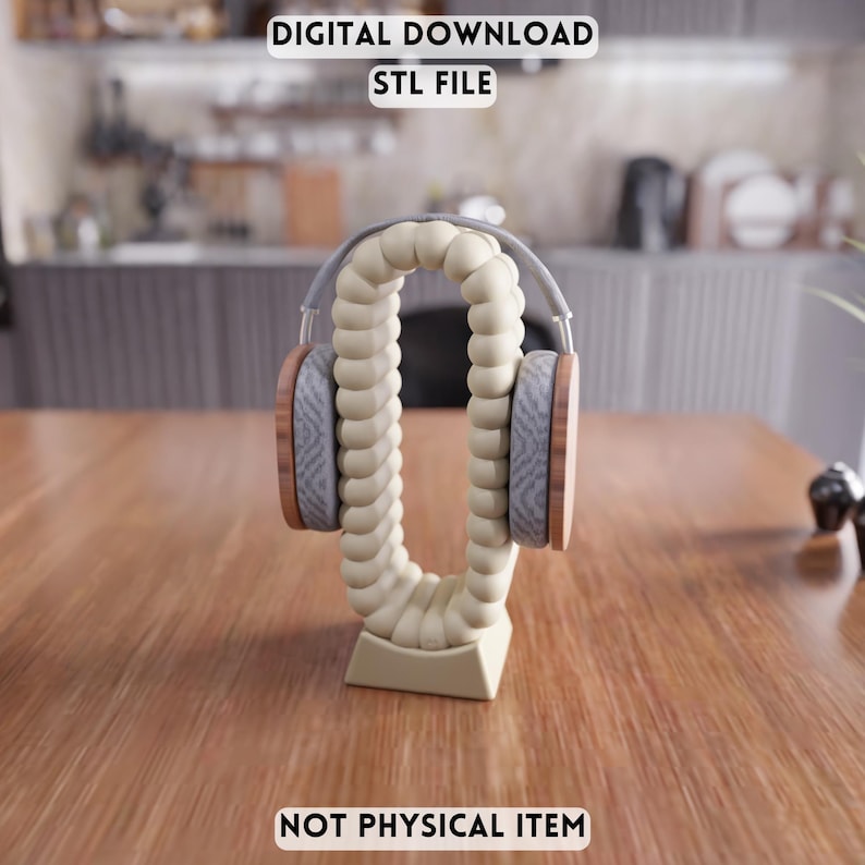 3D Headset Stand STL File – Gamer Desk Organizer (digital Download) - Etsy