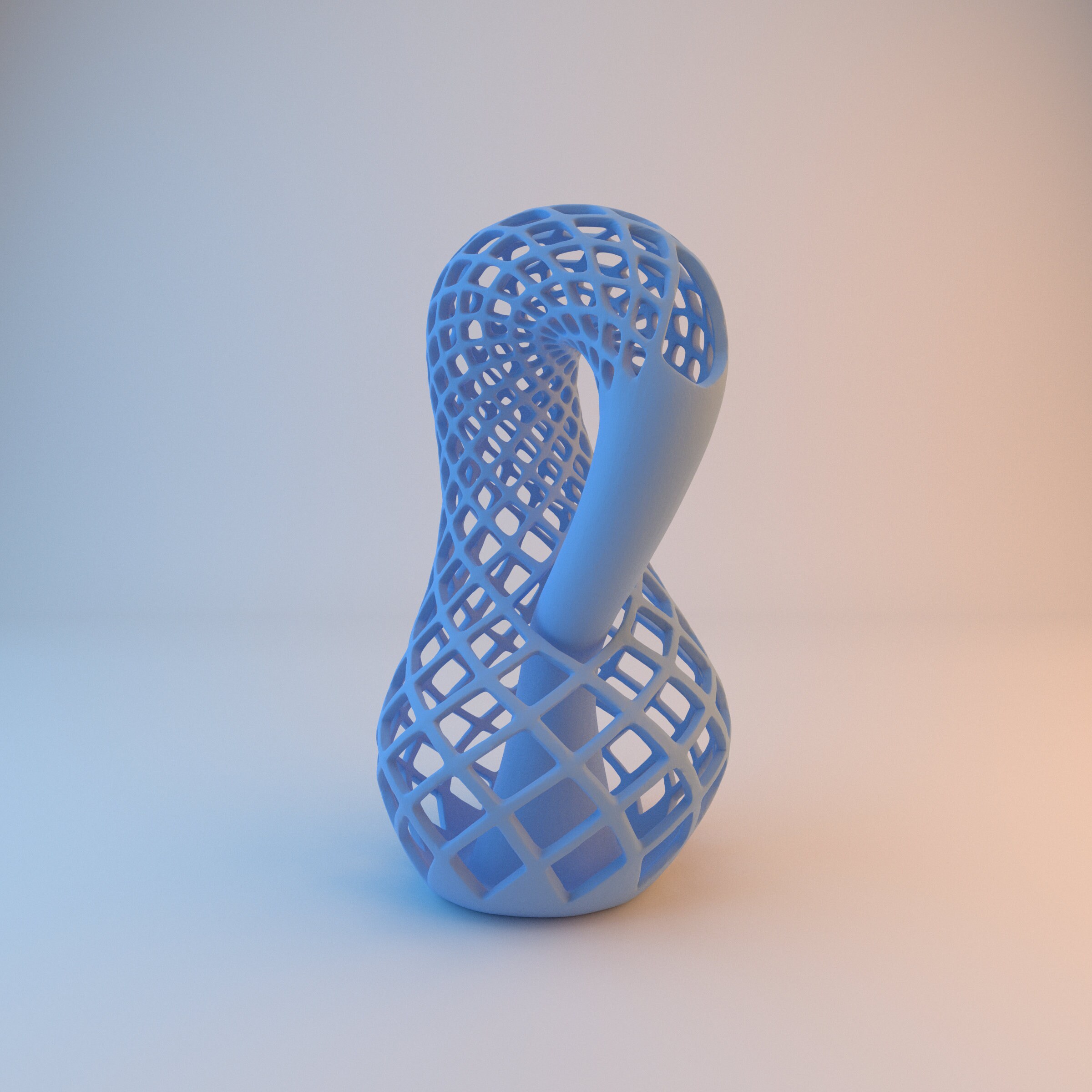 3D Wireframe Vase for Flowers With 3d Print File & Modern Decor ...