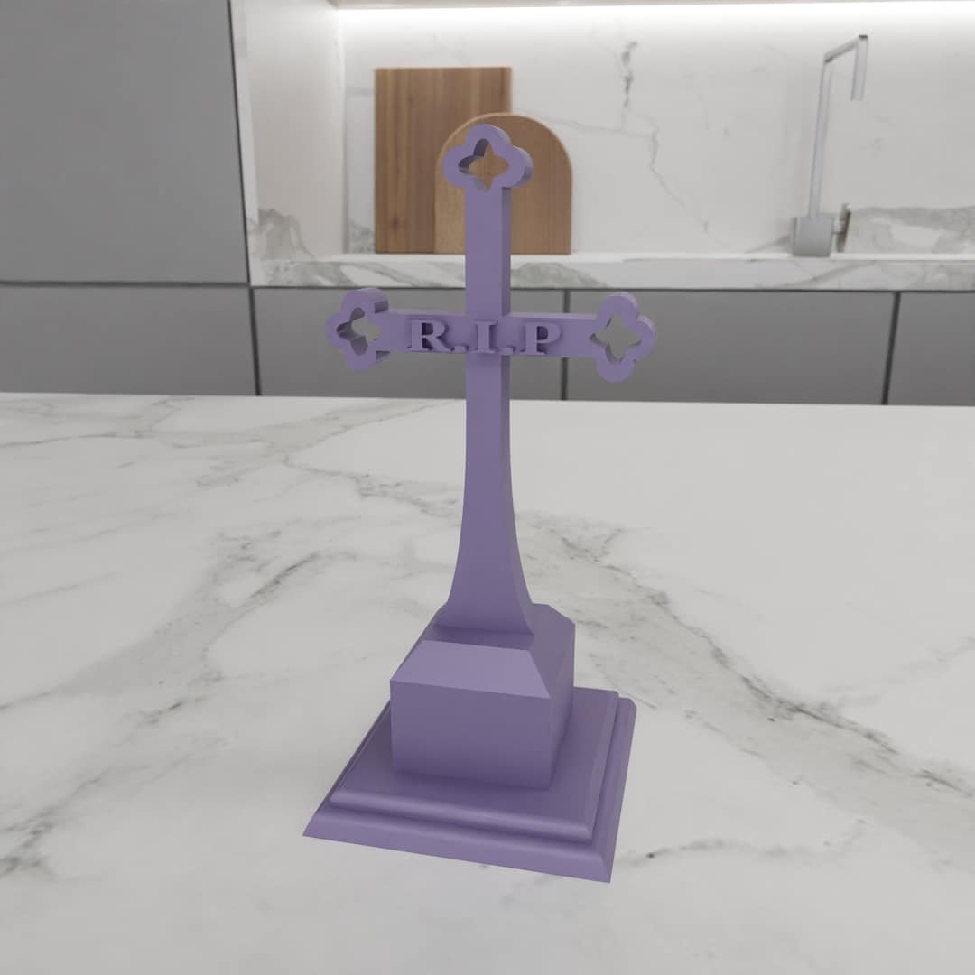 3D Cross Sign and Rip Decor With 3D Stl Files Also Gifts for Her ...