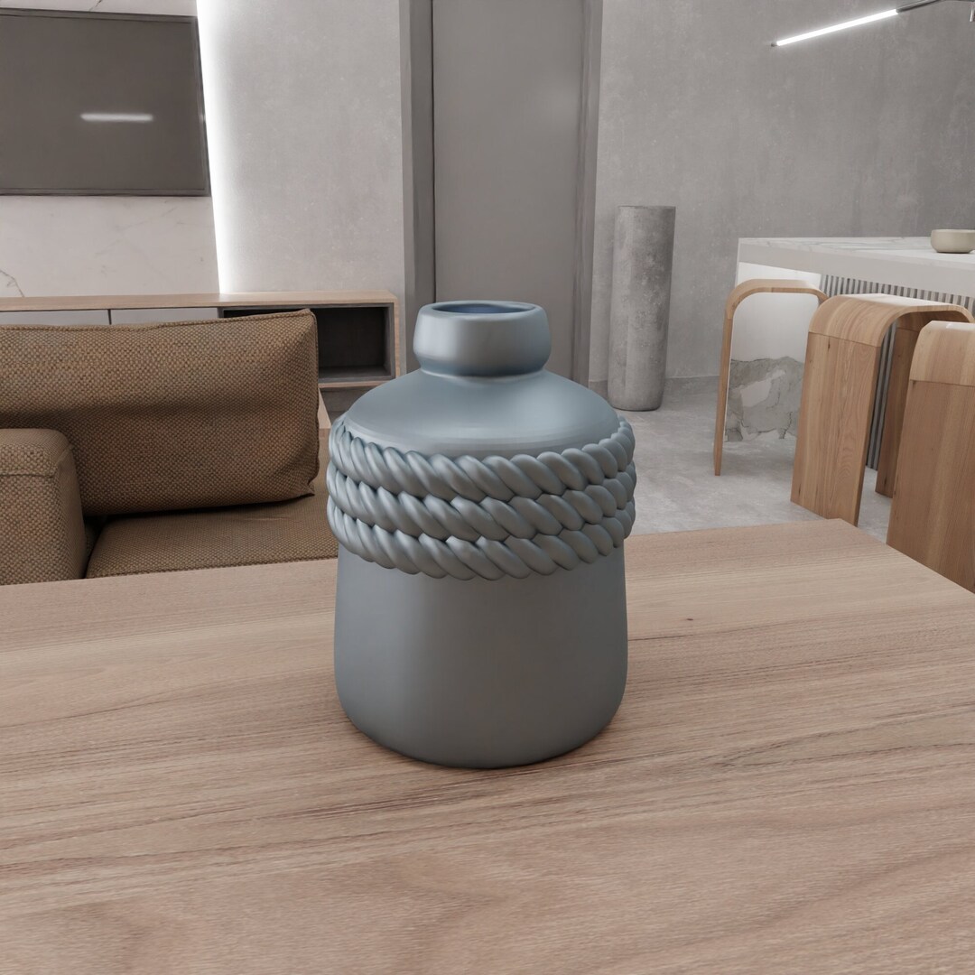 3D Wicker Mesh Vase 2 as Stl File & Gift for Girlfriend, Valentines ...