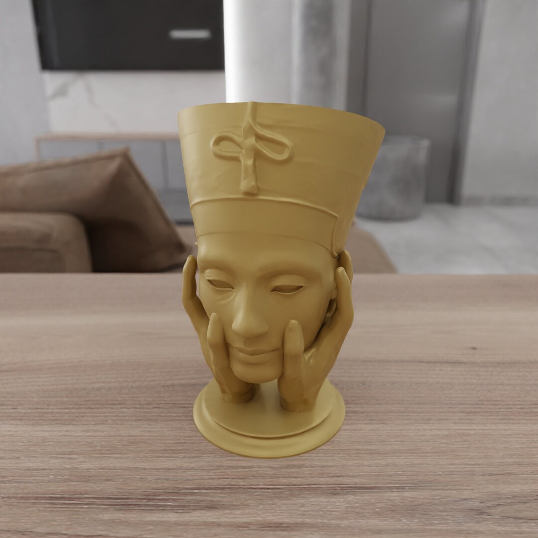 3D Woman Face Vase Stl Home Decor and Gifts for Him With 3D Stl Files ...