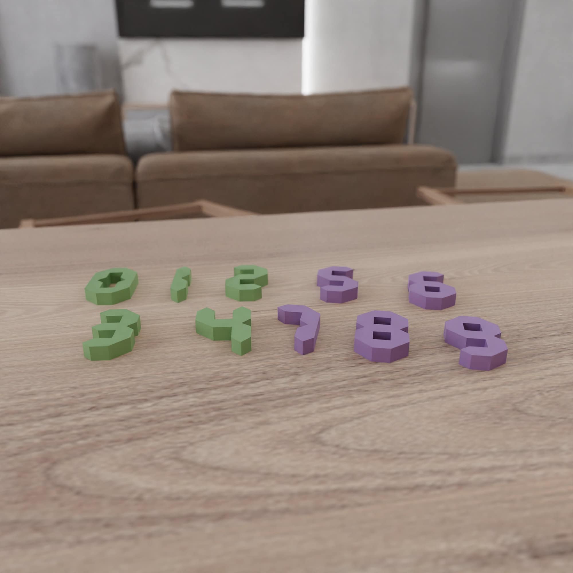 3D Numbers Stl Decor With 3D Stl Files and Ready to Print & - Etsy New ...