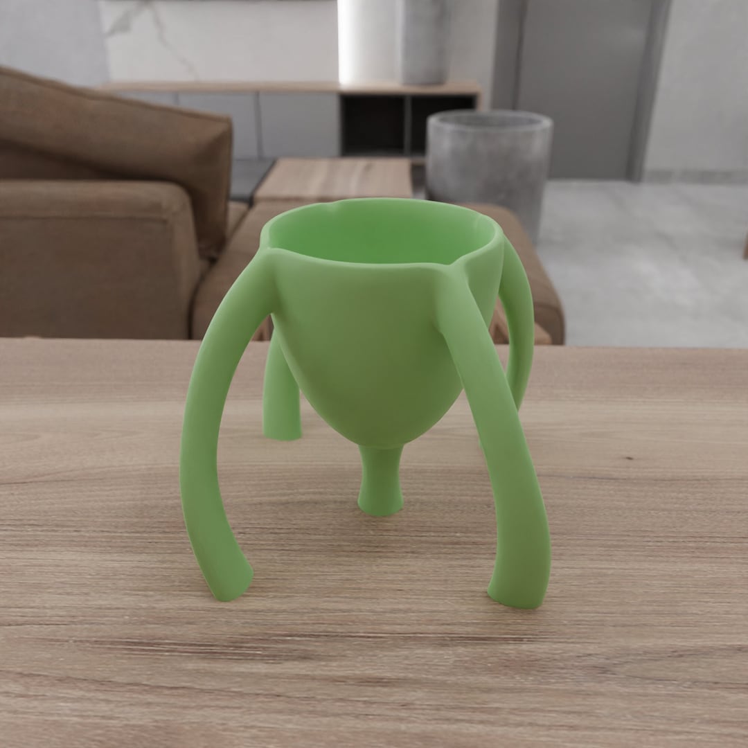 3D Small Planter Stl With 3D Print Stl File & Modern Planter, Gifts for ...