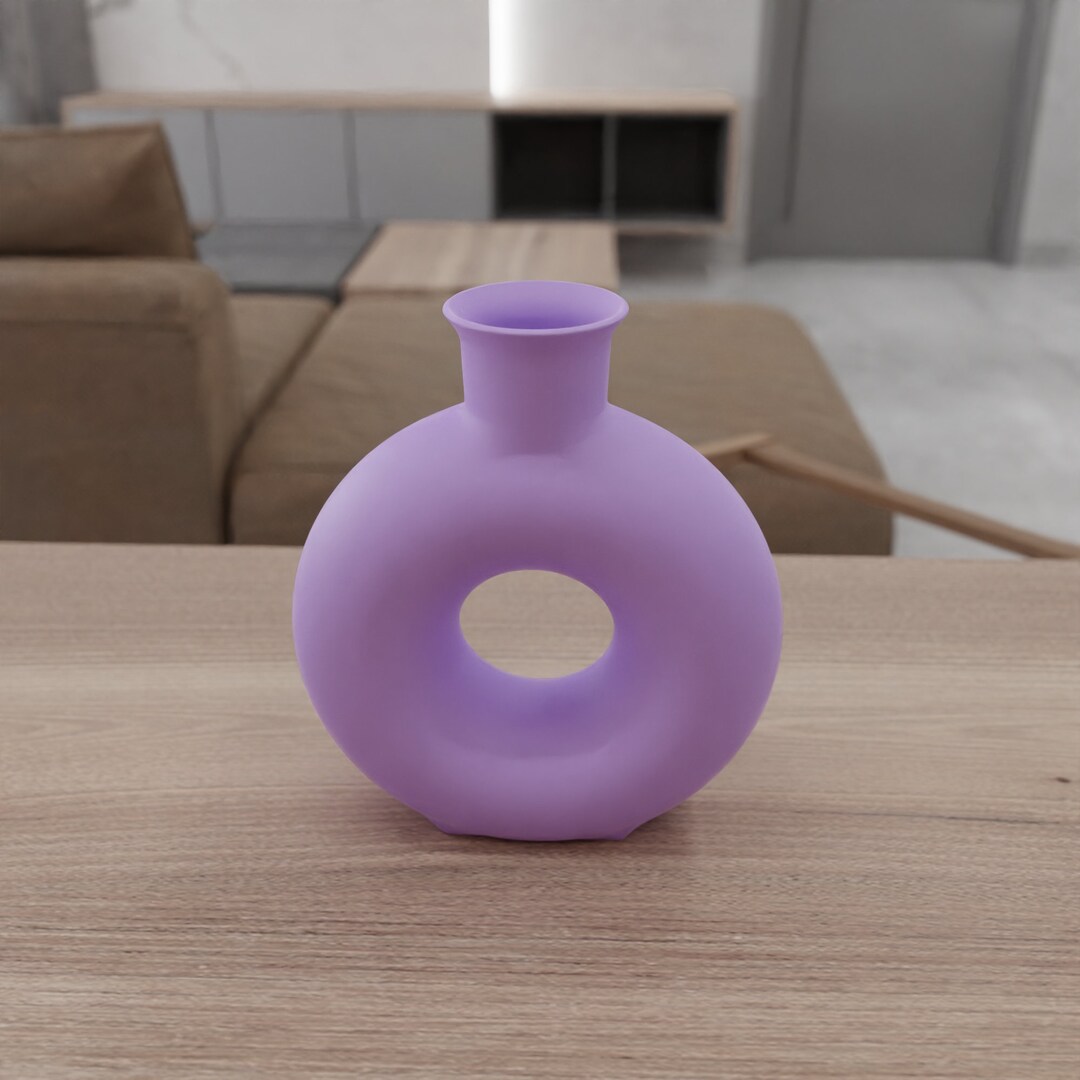 3D Donut Stl Vase Digital Download With 3D Stl Files & Donut Stl File ...