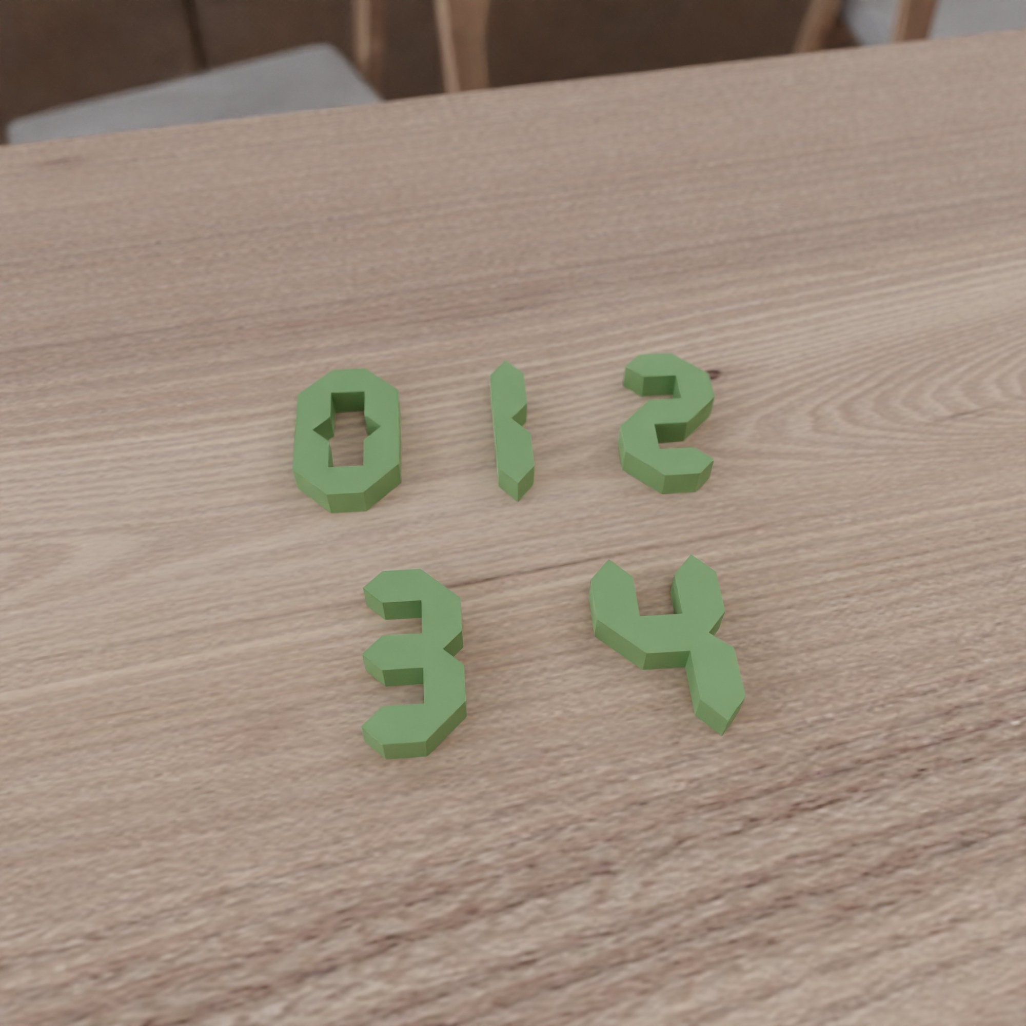 3D Numbers Stl Decor With 3D Stl Files and Ready to Print & - Etsy New ...