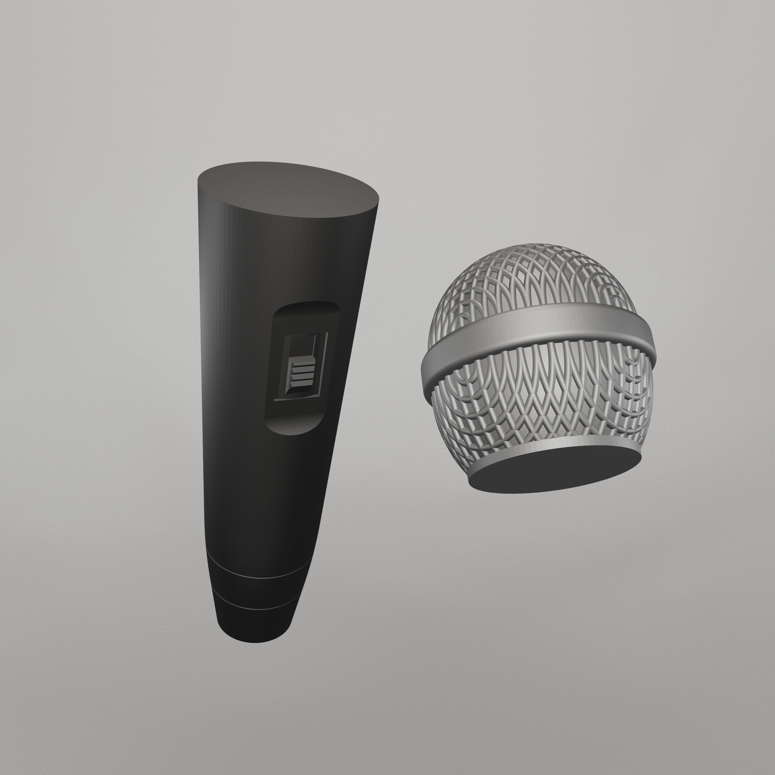 3D Microphone Stl Decor With 3D Print Stl Files and Gift for - Etsy