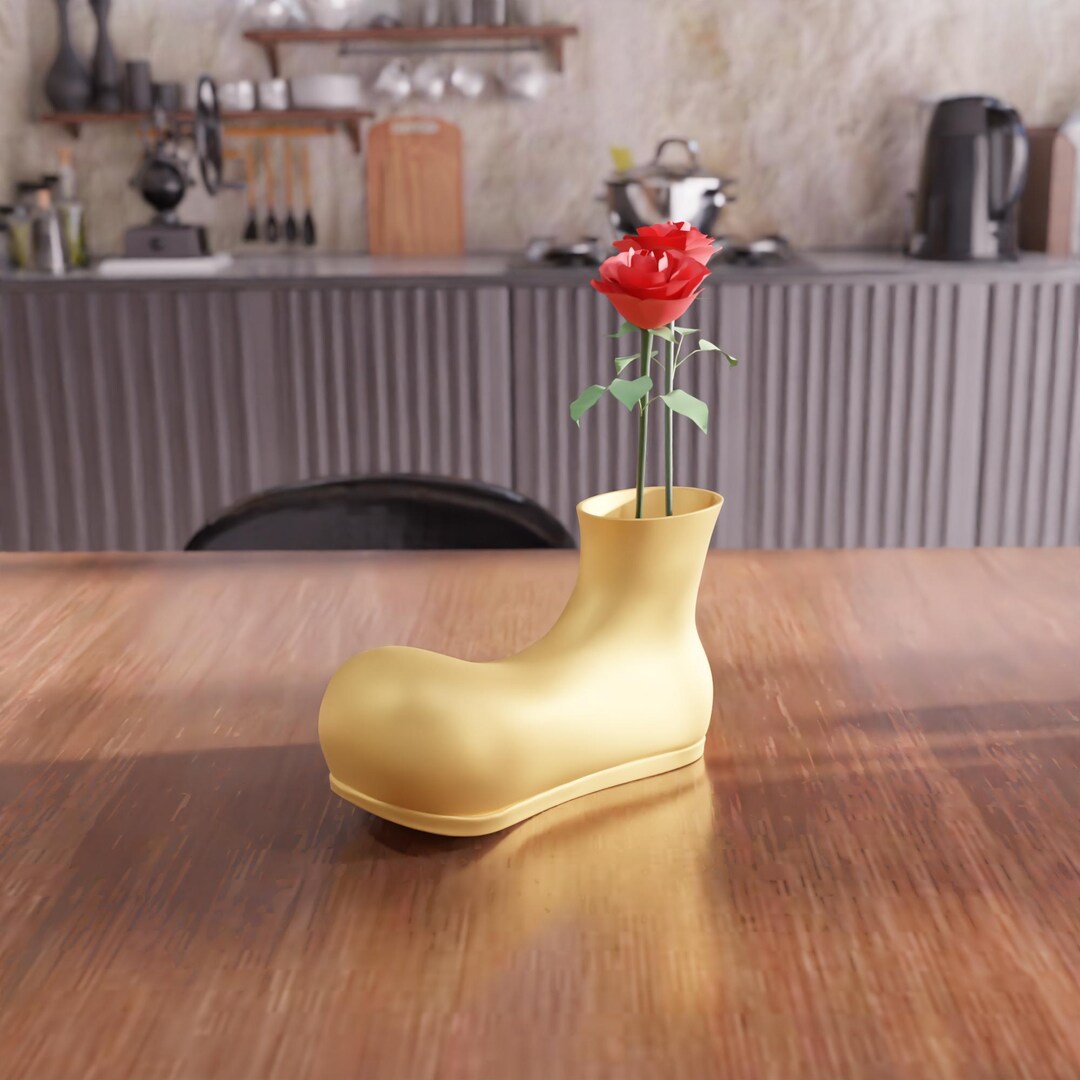 3D Clown Shoe Planter STL File - Cute Planter, Desk Planter, Small ...