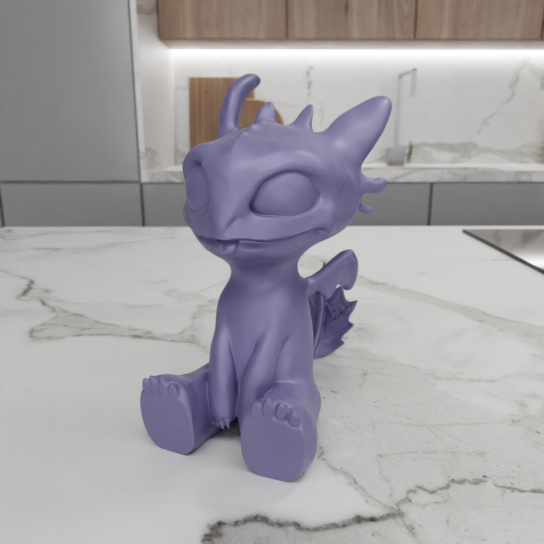 3D Toothless Dragon Figure Home and Living With 3D Stl Files & 3D ...