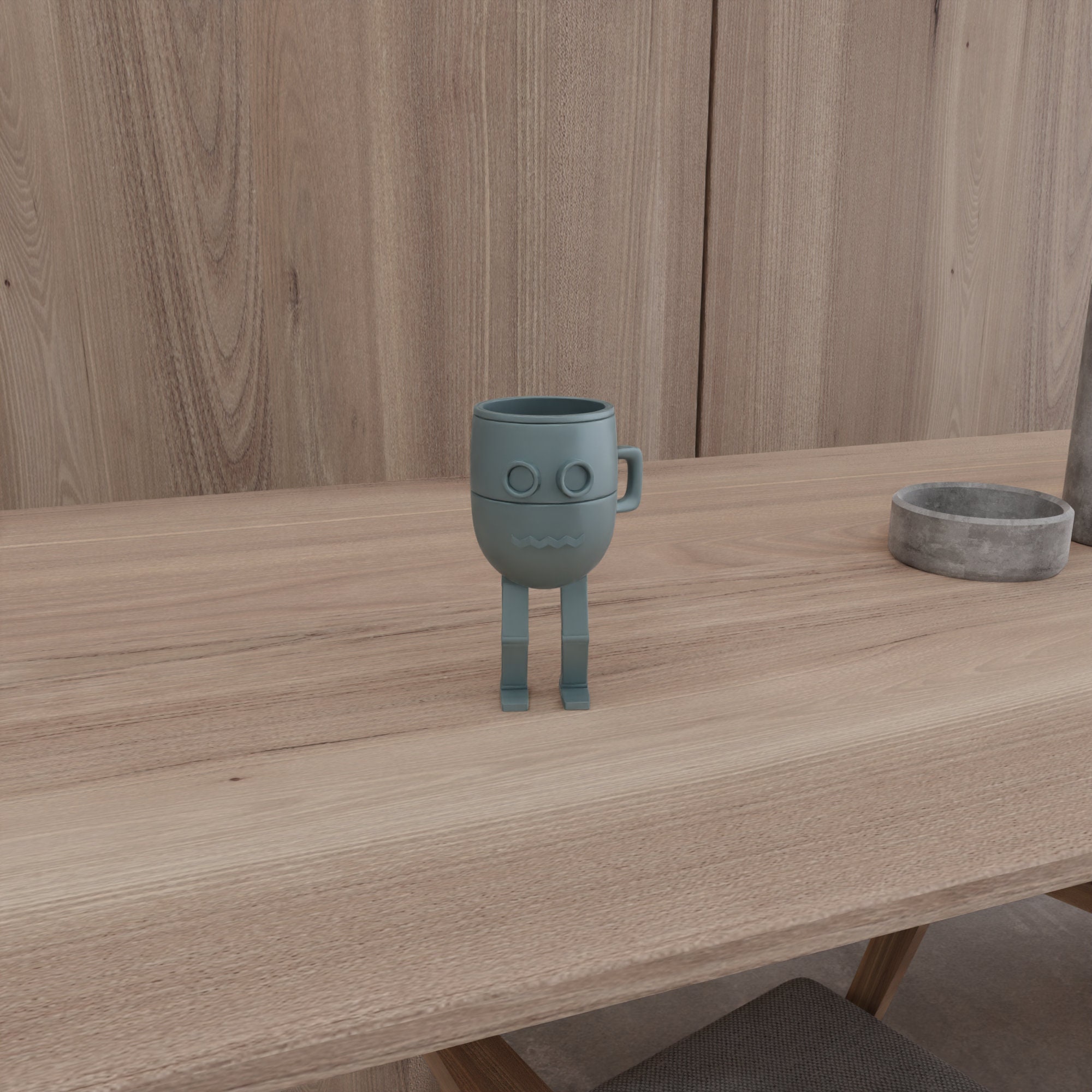 3D Robot Mug for Decor With 3D Stl Files & Ready to Print - Etsy