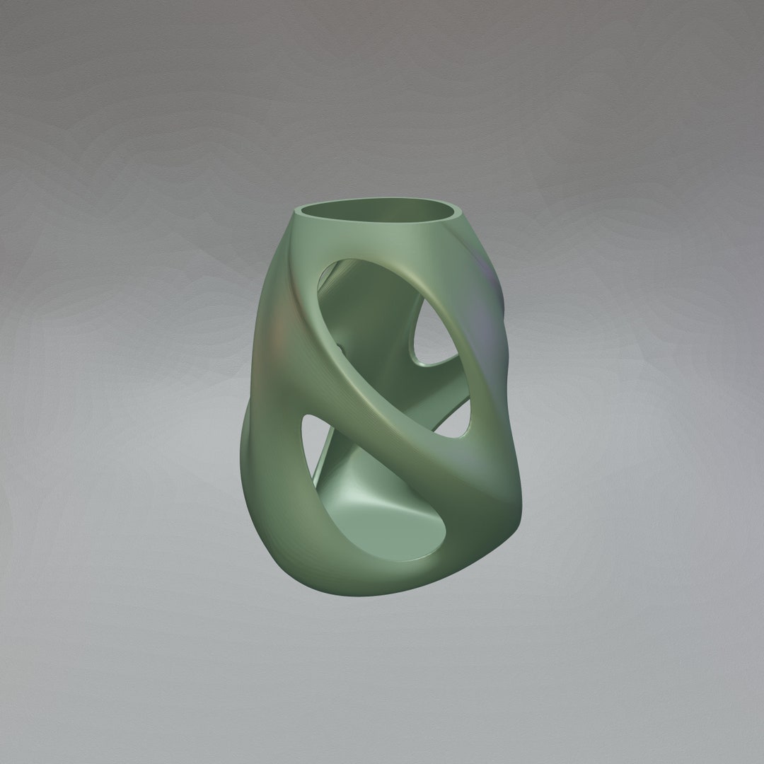 3D Modern Wireframe Vase for Flowers Gifts for Her With 3D Stl - Etsy