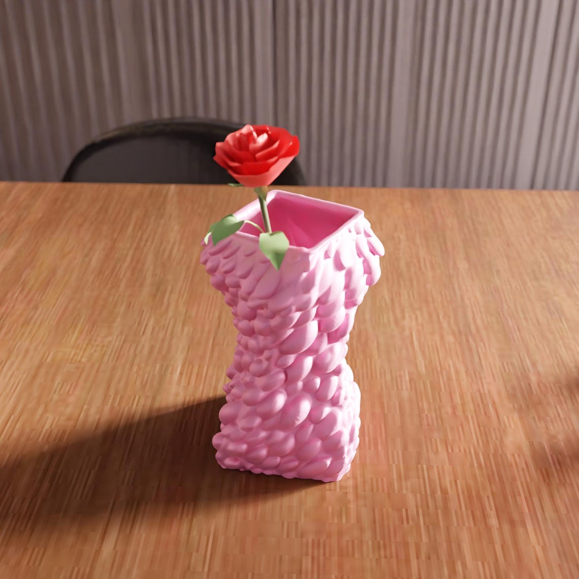3D Blob Flower Vase: Modern Art Deco Decor (3D Print STL File) - Etsy