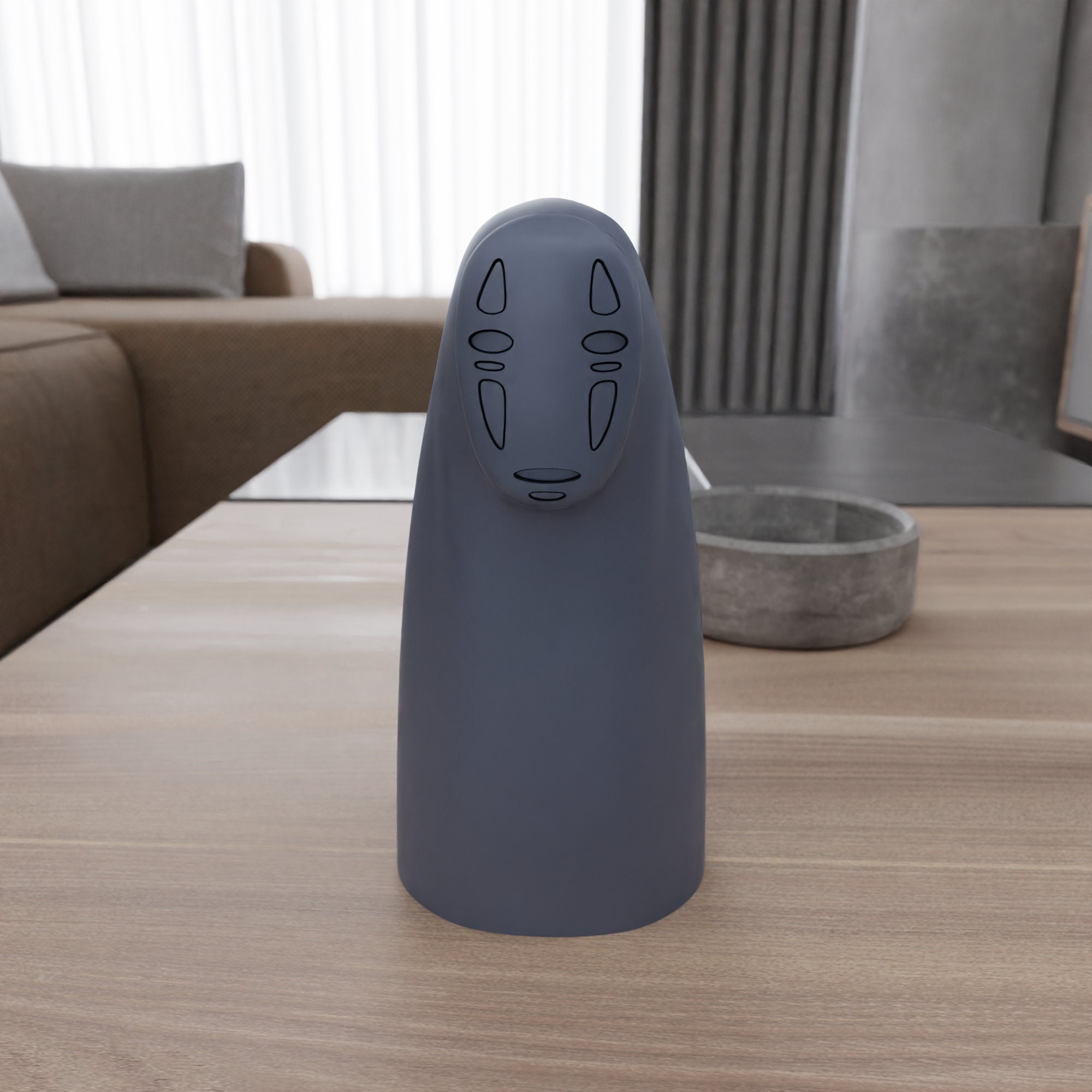 3d Kaonashi From Spirited Away Decor And Ghost Face With 3d Etsy