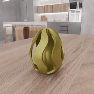 3D Easter Egg Kit Decor as 3D Stl File & Easter Gift, Easter Day, 3D Printing, Easter Egg ...