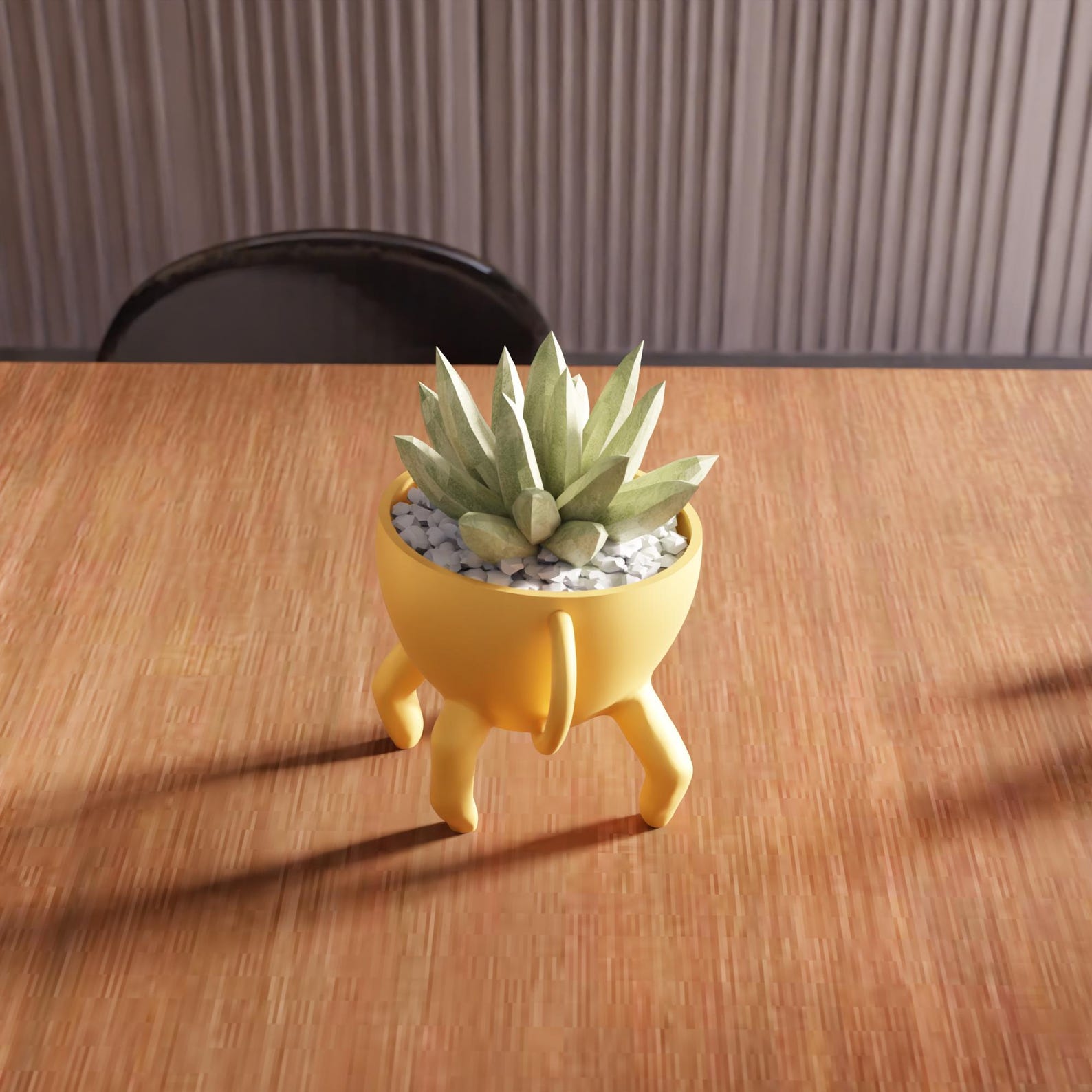 3D Finger Cup Planter STL File – Modern Desk Decor (digital Download ...