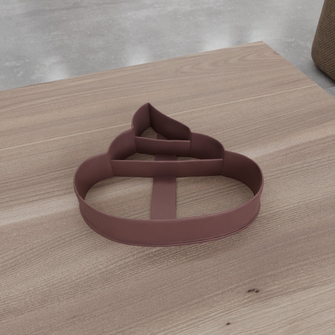 3D Poop Cookie Cutter for Kitchen With 3D Print Stl Files & 3D Printing ...