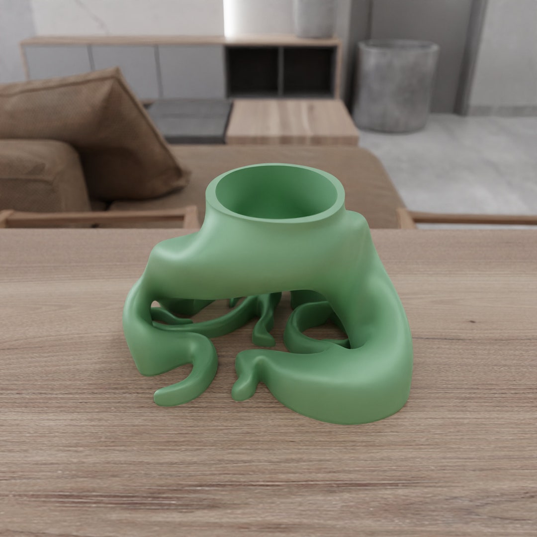 3D Root Desk Planter With 3D Stl Files and Ready to Print & 3D Print ...