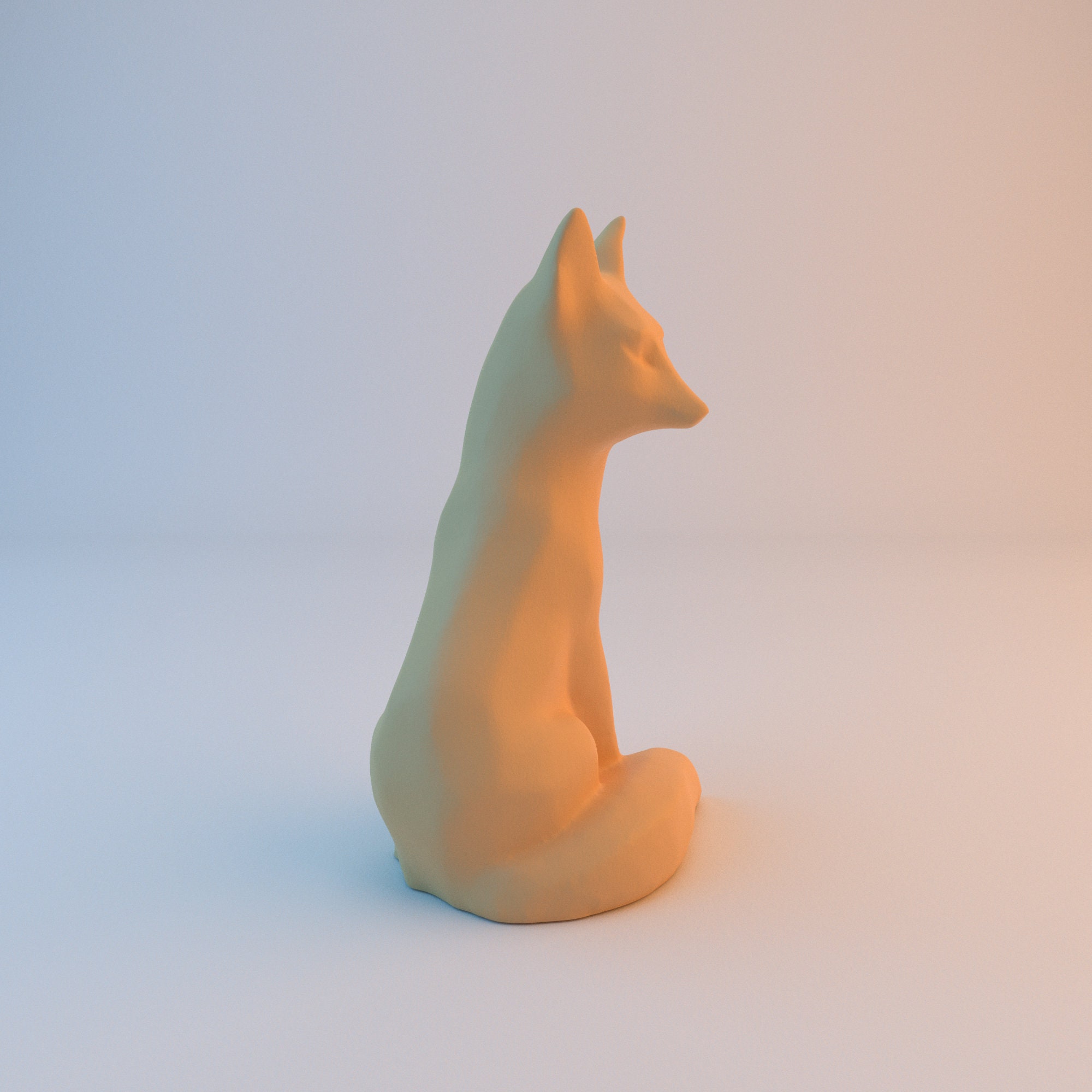 3D Fox Stl Decor With 3D Print Stl Files and Gifts for Kids & - Etsy