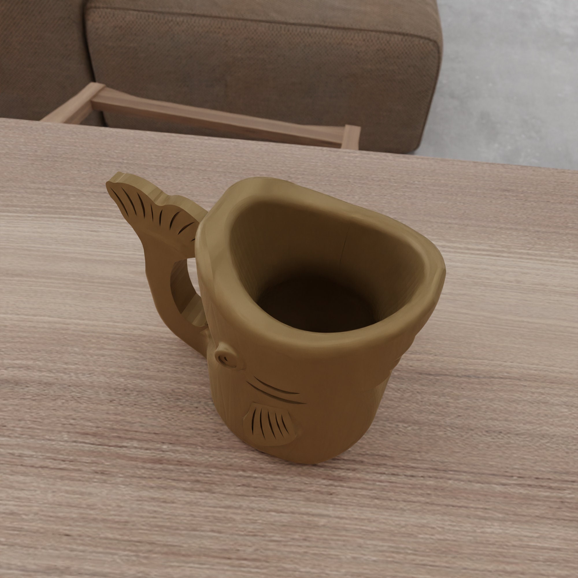 3D Fish Cup for Decor With 3D Stl Files & Ready to Print Fish - Etsy