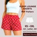 Easy Pajama Shorts Pattern With Side Pockets | XS–3X | Comfy Lounge ...