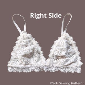 Triangle Bralette Pattern Sewing Pattern PDF | Beginner Lingerie | DIY ...
