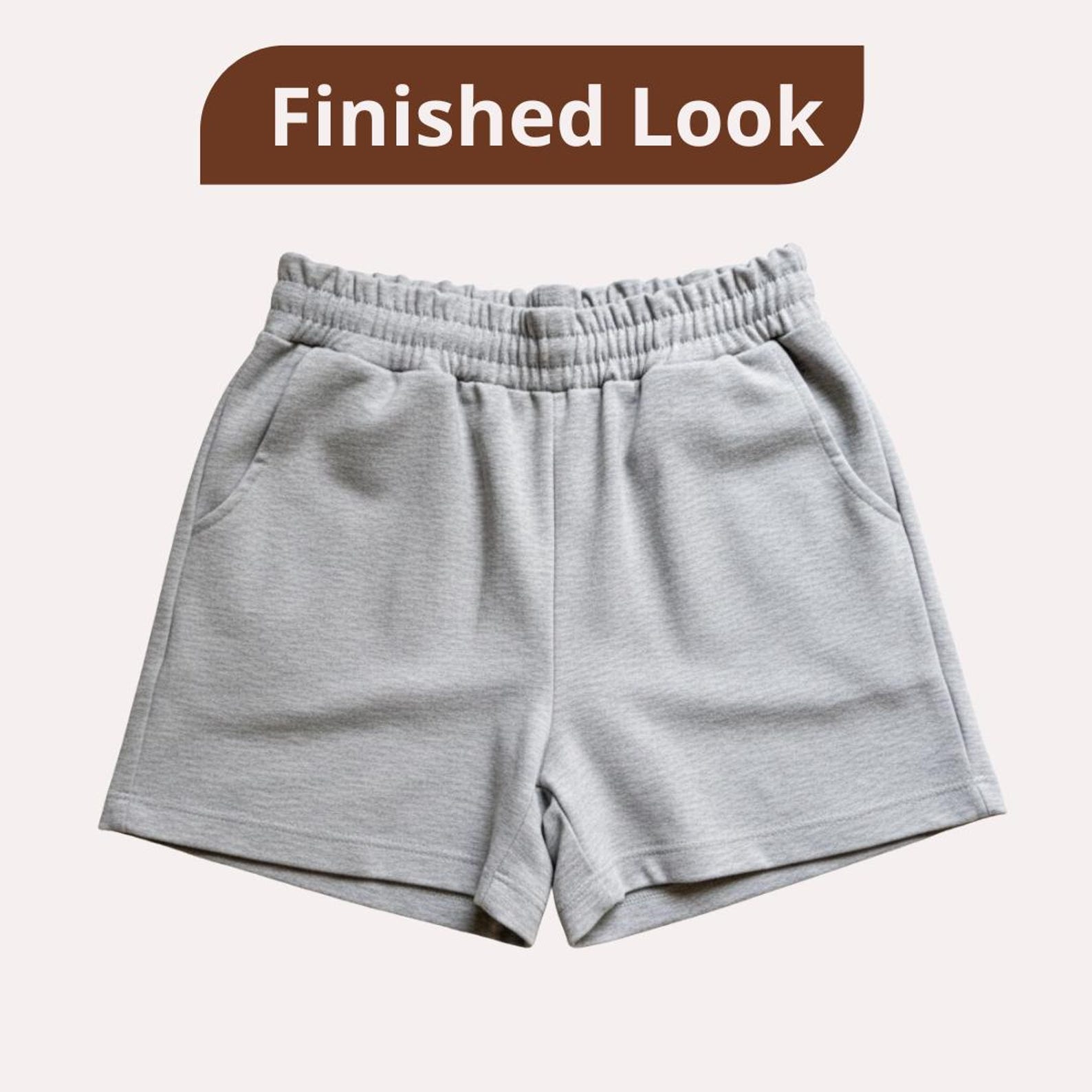 Easy Pajama Shorts Pattern With Side Pockets | XS–3X | Comfy Lounge ...