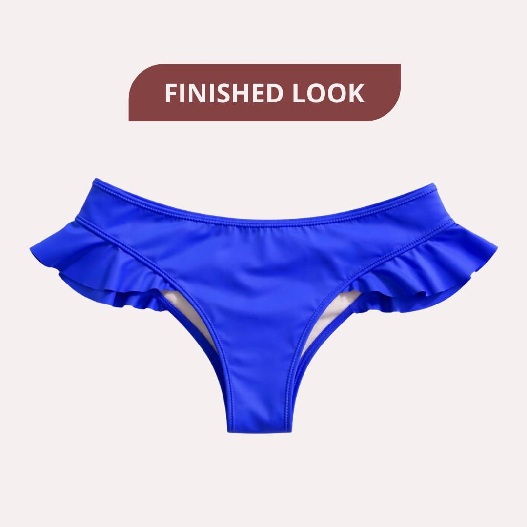 Ruffle Bikini Bottom Sewing Pattern XS–2XL | Scrunch Back Cheeky ...