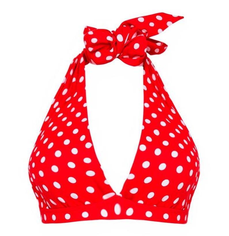 Reversible Bikini Top Sewing Pattern – Halter Style PDF Swimwear ...
