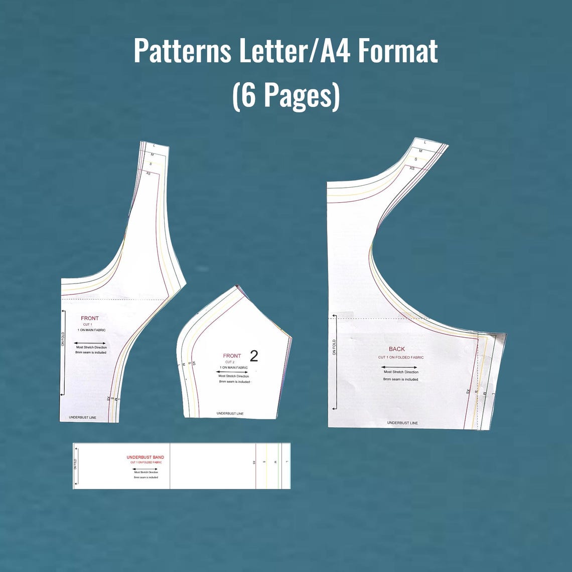 Soft Bra Sewing Pattern | Loungewear Bra Top PDF | Comfortable Soft Bra ...