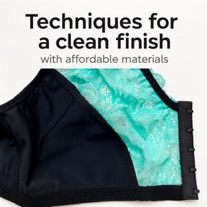 Posture Support Bra Sewing Pattern – Front Closure Bra PDF – Wireless ...