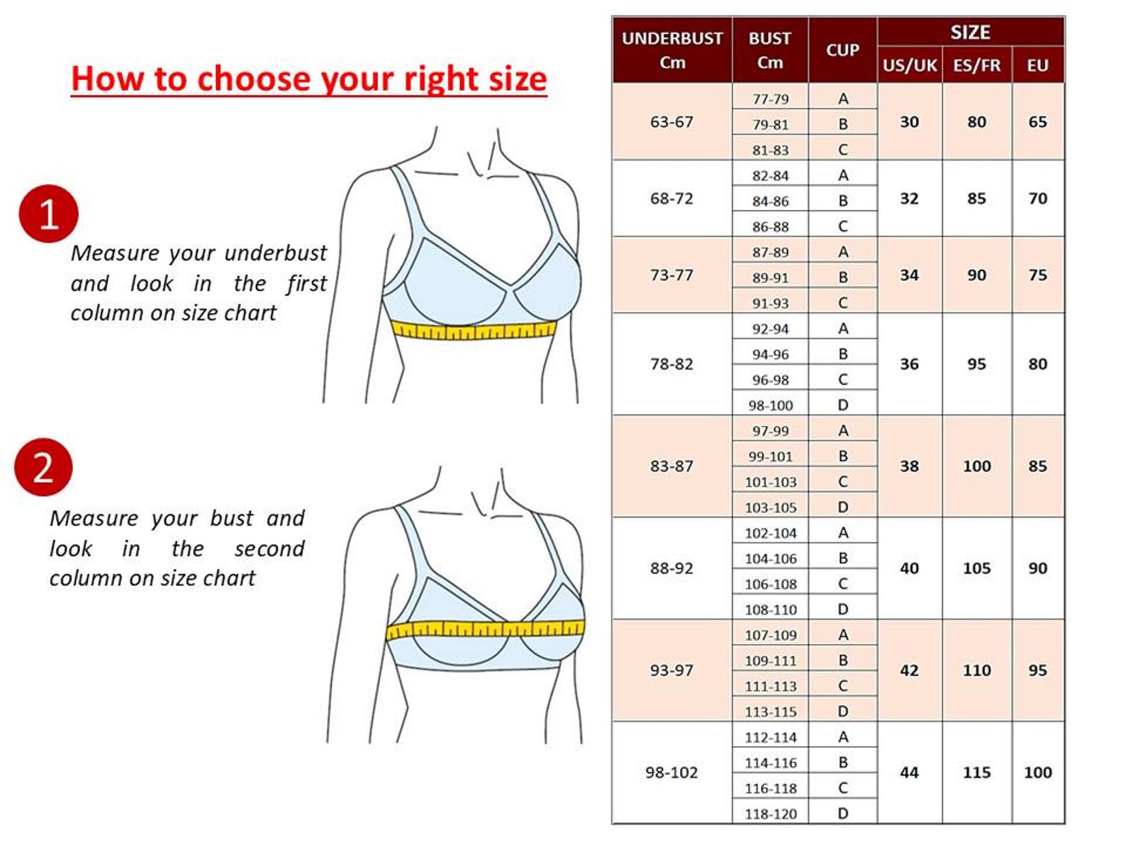 Bra Sewing Pattern | Non-wired, Non-padded Bra | Full Coverage | Sizes ...