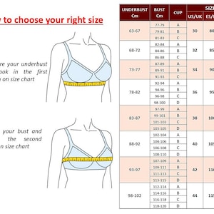 Full Coverage Bra Sewing Pattern | DIY Wireless Bra PDF | Soft Cup Bra ...