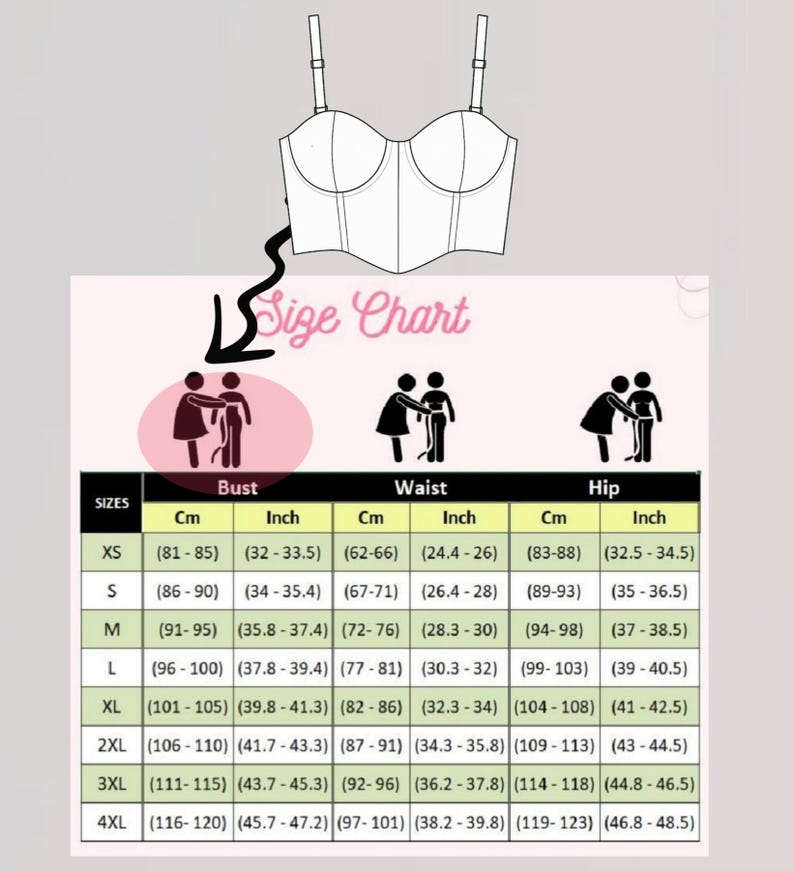 Bustier Sewing Pattern | Structured Corset Top With Vertical Cups | DIY ...