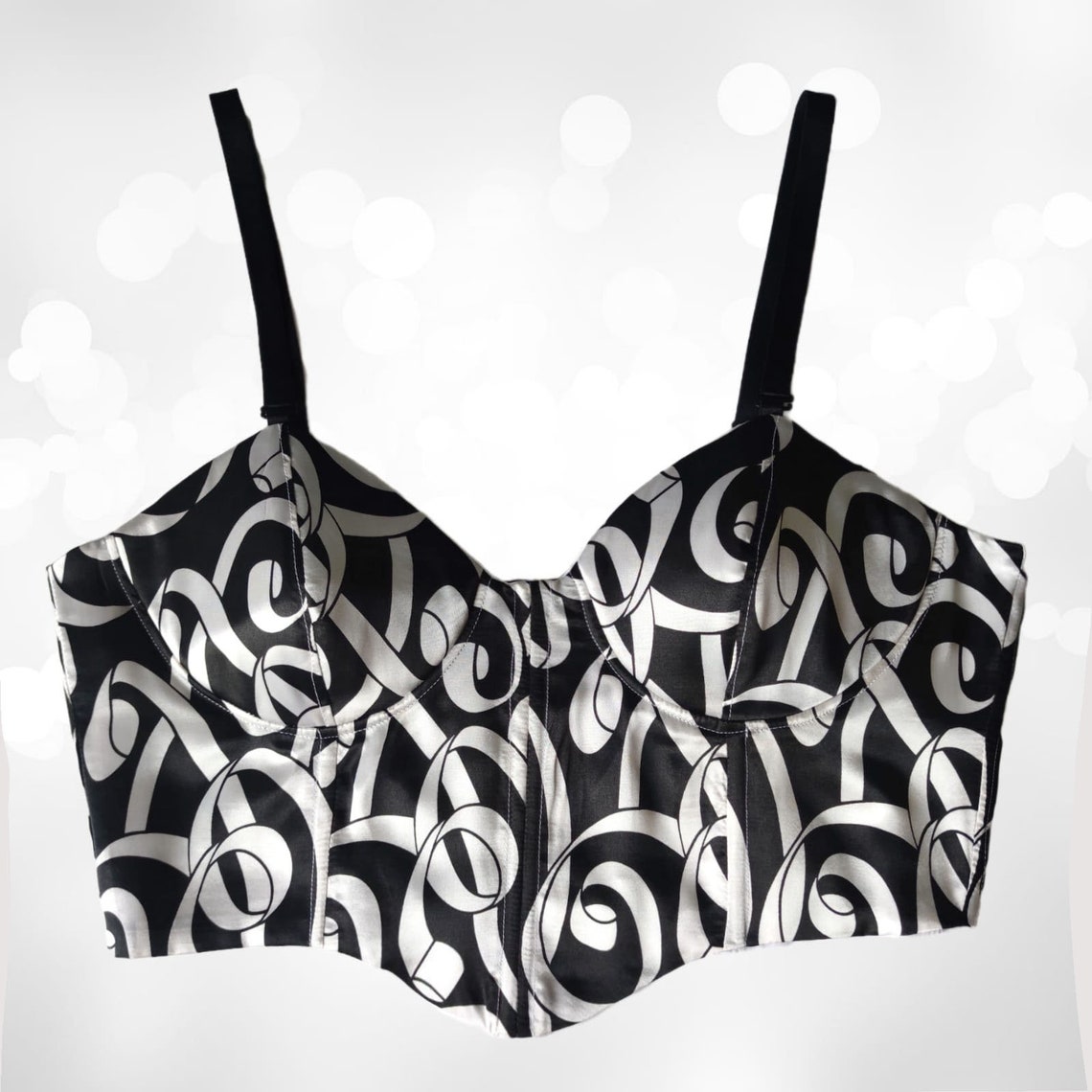 Bustier Sewing Pattern | Structured Corset Top With Vertical Cups | DIY ...
