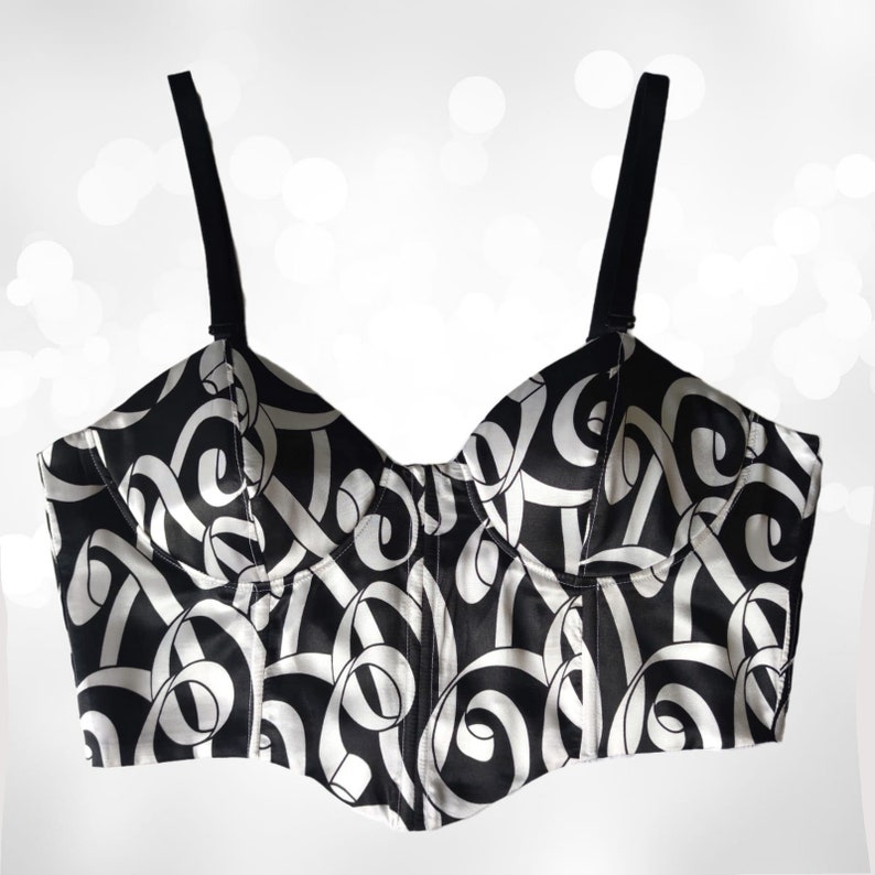 Bustier Sewing Pattern | Structured Corset Top With Vertical Cups | DIY ...