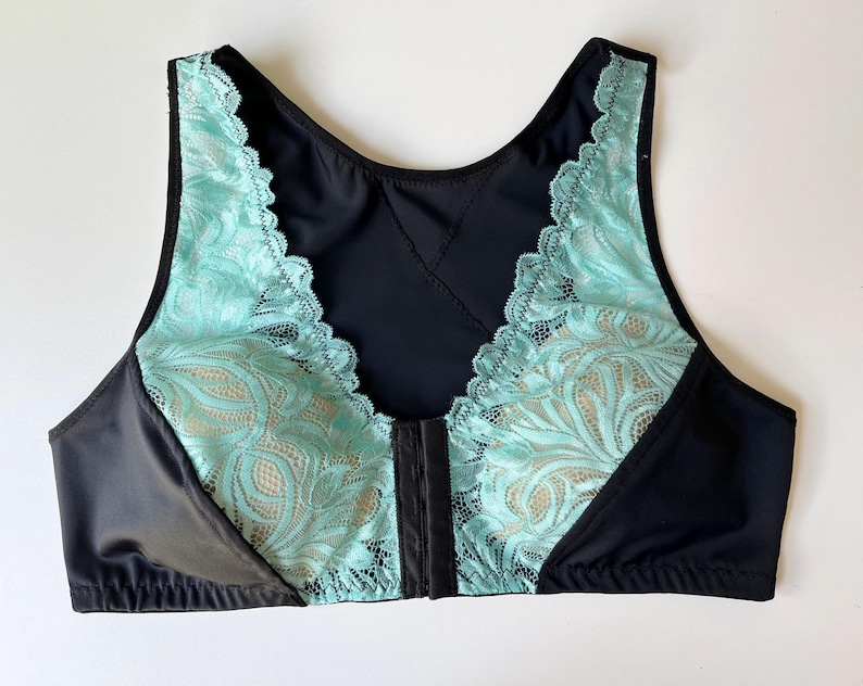 Posture Support Bra Sewing Pattern – Front Closure Bra PDF – Wireless ...