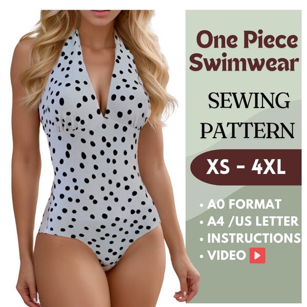 Bathing Suit Pattern - Etsy