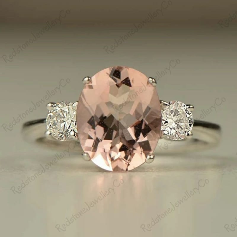 Pink Morganite Ring - Etsy