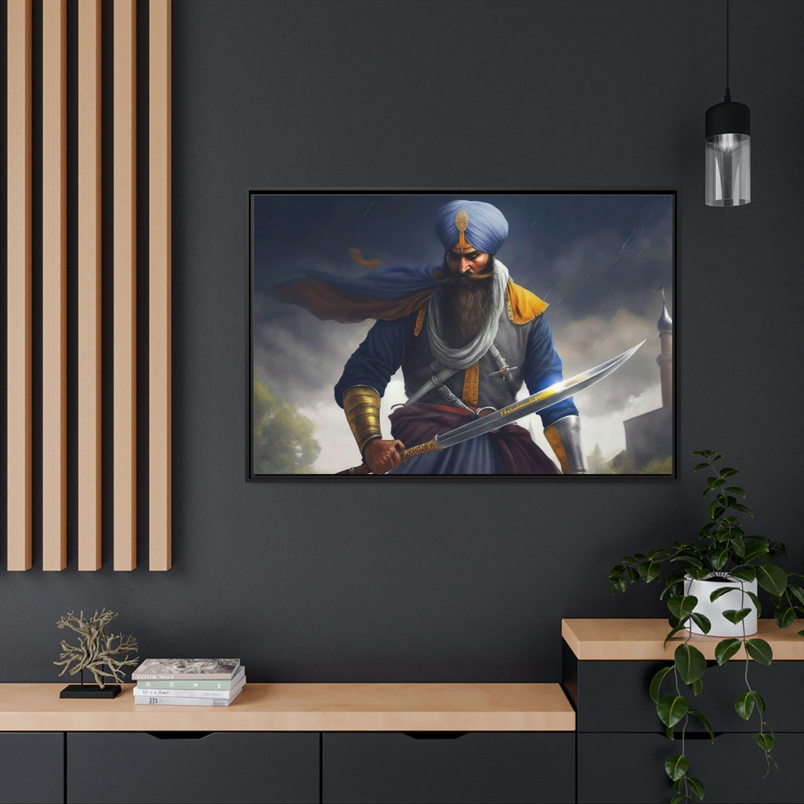 Sikh Wall Art Sikh Warrior Art Sikh Wall Decor Khalsa Painting Khalsa ...