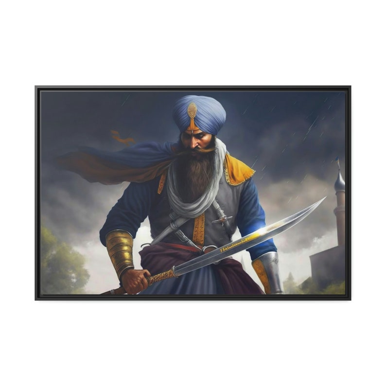 Sikh Wall Art Sikh Warrior Art Sikh Wall Decor Khalsa Painting Khalsa ...