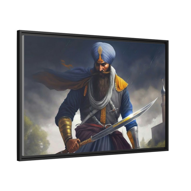 Sikh Wall Art Sikh Warrior Art Sikh Wall Decor Khalsa Painting Khalsa ...
