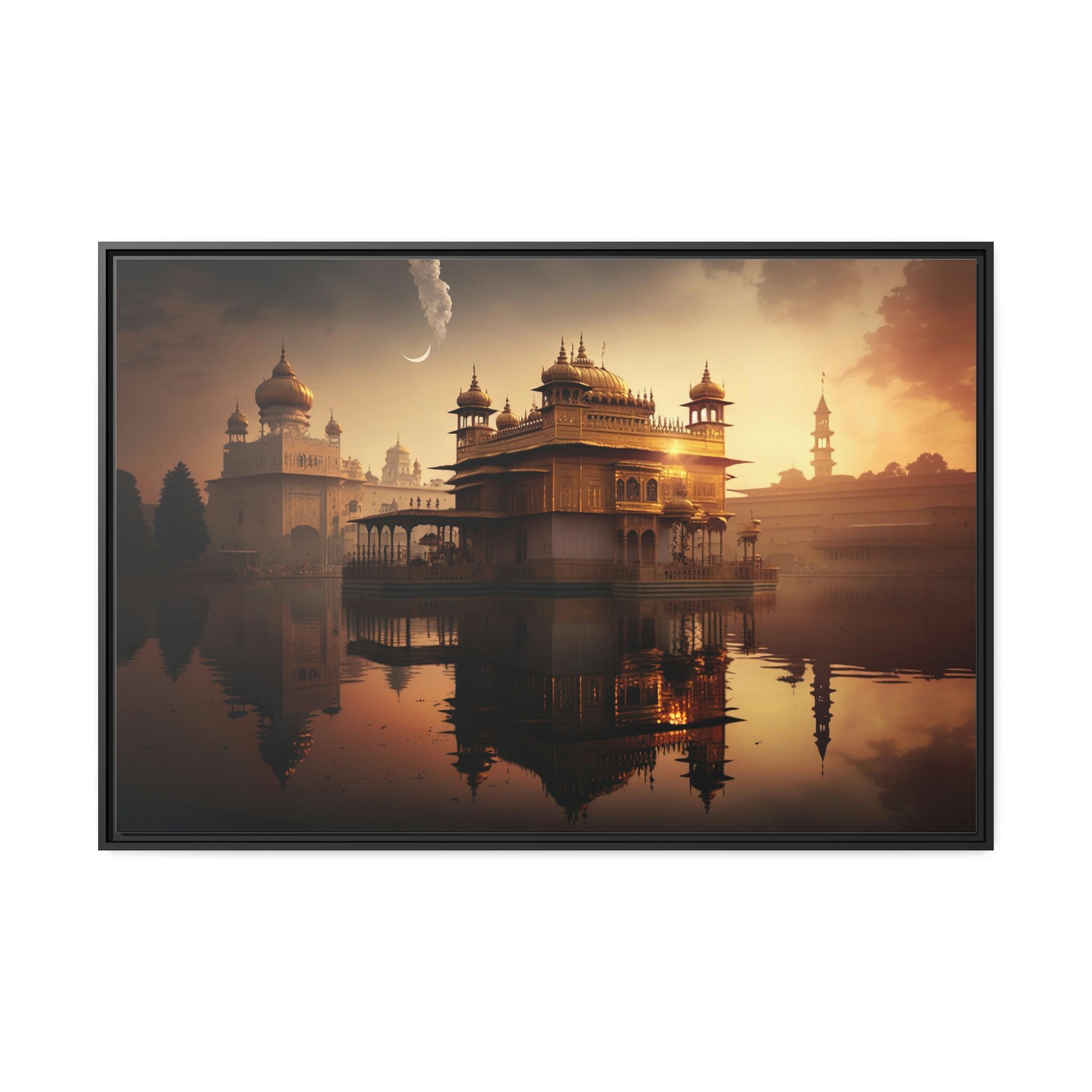 Black Framed Picture of Golden Temple Harmandir Sahib Sikh - Etsy