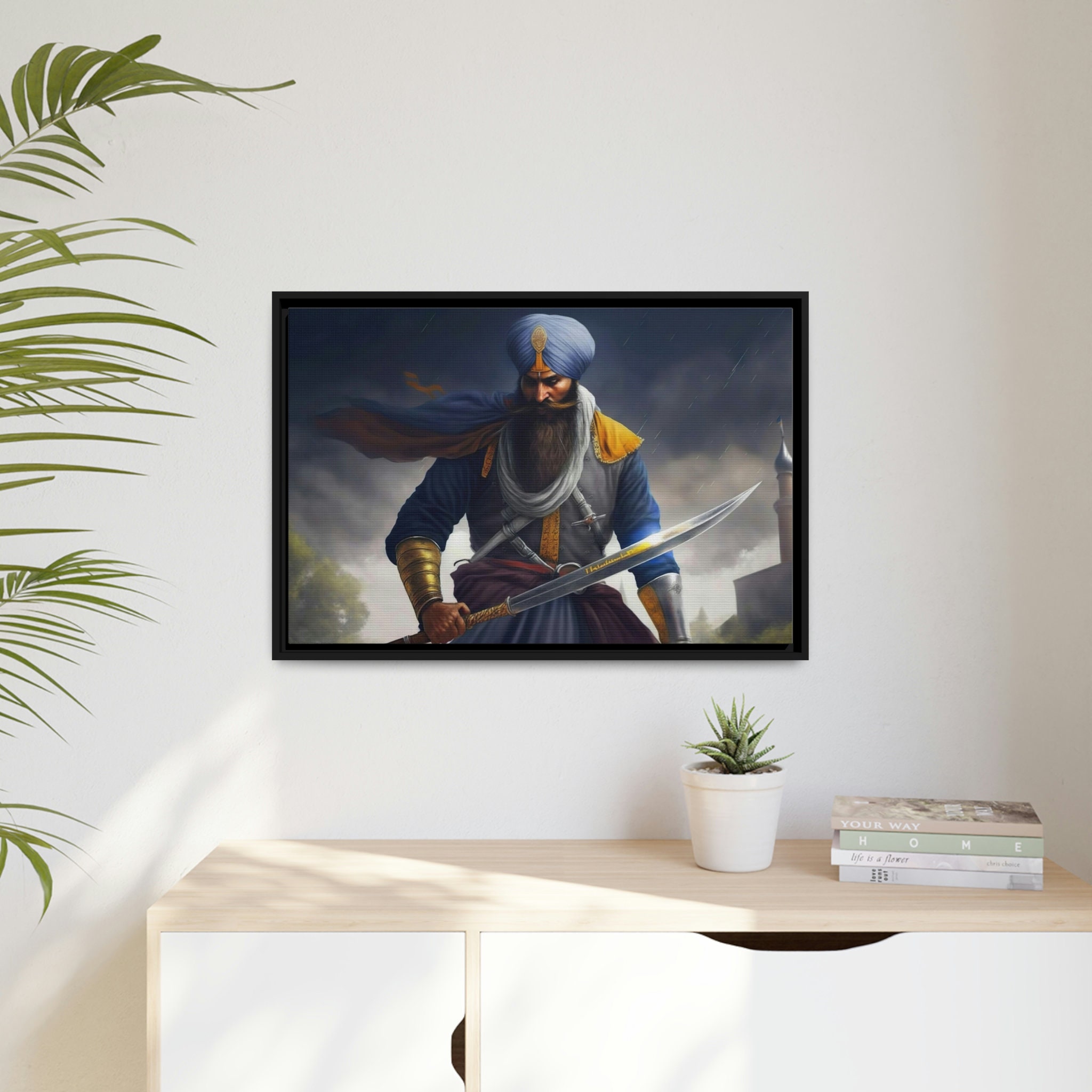 Sikh Wall Art Sikh Warrior Art Sikh Wall Decor Khalsa Painting Khalsa Warrior Sikh Art for ...